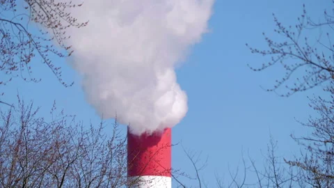 Smoke flowing from the chimney in 4K slo... | Stock Video | Pond5