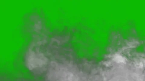 Smoke on green screen background for vid... | Stock Video | Pond5