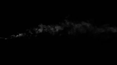 Gun Smoke Black Background