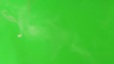 Smoke jet on green chroma key background... | Stock Video | Pond5