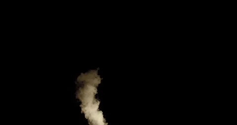 Smoke making a column and then swirling ... | Stock Video | Pond5