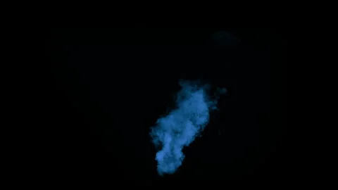 Smoke moves from bottom to top, blue on ... | Stock Video | Pond5