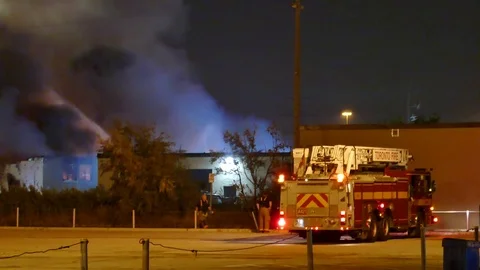 Commercial Building Fire Stock Video Footage | Royalty Free Commercial ...