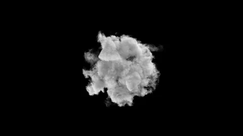 Smoke, steam explosion or puff animation... | Stock Video | Pond5