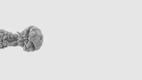 Smoke, steam explosion or puff animation... | Stock Video | Pond5