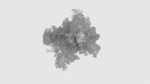 Smoke, steam explosion or puff animation... | Stock Video | Pond5
