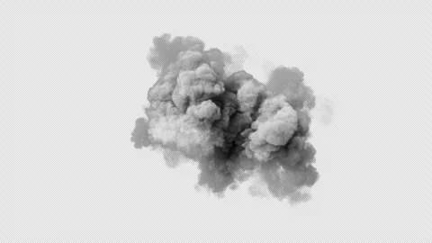 Smoke, steam explosion or puff animation... | Stock Video | Pond5