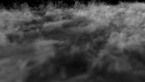 Smoke Streaming Over The Ground 4K Loop | Stock Video | Pond5