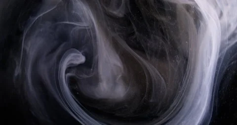 Smoke swirl ink water vortex gray mist s... | Stock Video | Pond5