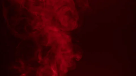 Smoke texture on black background in red... | Stock Video | Pond5