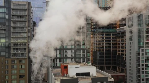 Smoke From Building Stock Video Footage | Royalty Free Smoke From ...