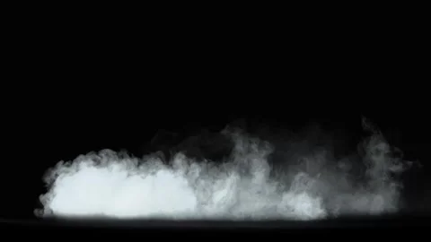 Smoke transition, blowing smoke in frame... | Stock Video | Pond5