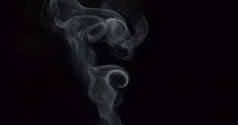Smoke , vapor , fog clouds in motion iso... | Stock Video | Pond5