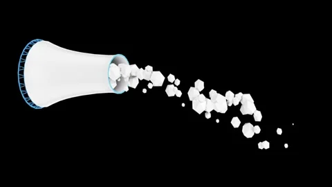 Smokestack 3D Animated Icon on black Bac... | Stock Video | Pond5