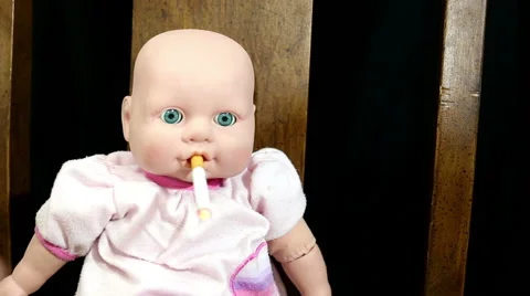 Smoking Baby Stock Footage ~ Royalty Free Stock Videos | Pond5