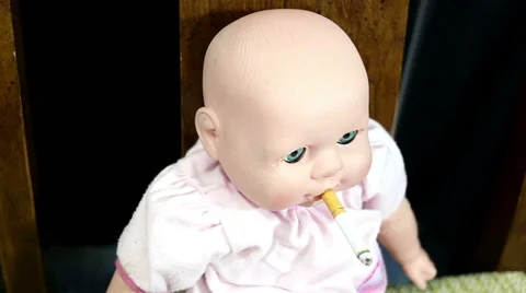 Smoking Baby Stock Footage ~ Royalty Free Stock Videos | Pond5