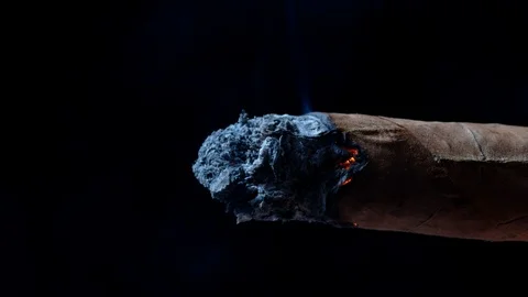 Cigar Smoking Stock Video Footage | Royalty Free Cigar Smoking Videos | Pond5