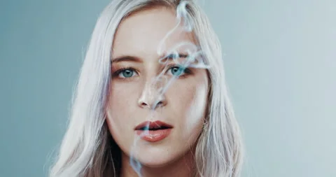 Smoking, weed and woman lighting a joint... | Stock Video | Pond5