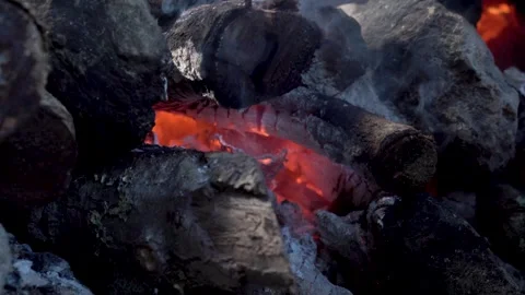 Smoldering bonfire at a hut in the Oaxac... | Stock Video | Pond5