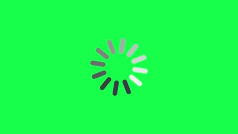 Smooth animation of a loading circle on ... | Stock Video | Pond5