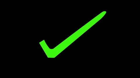 Smooth Checkmark Symbol Animation, Styli... | Stock Video | Pond5