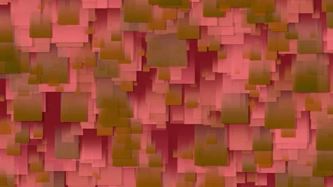 Smooth falling figures in the form of sq... | Stock Video | Pond5