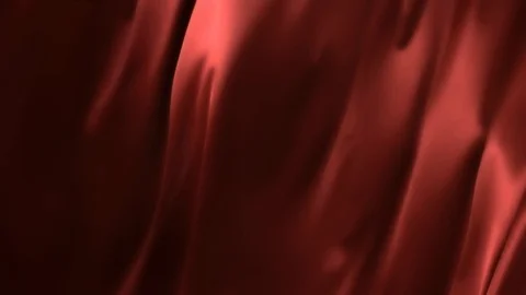 Smooth flowing luxury satin shiny red fa... | Stock Video | Pond5