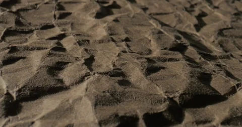 Smooth Linear Drift Over Crumpled Kraft ... | Stock Video | Pond5
