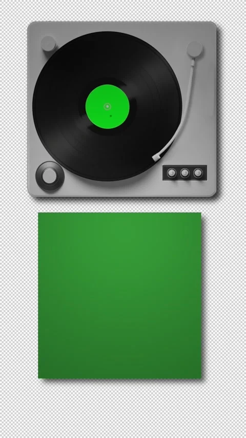 A smooth minimal animation of a vinyl re... | Stock Video | Pond5