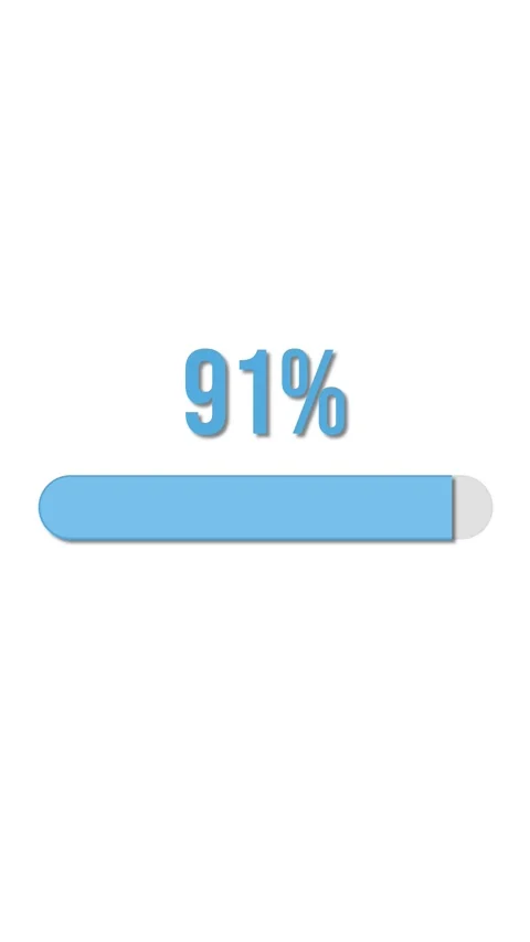 Smooth Progress Bar Animation on White B... | Stock Video | Pond5