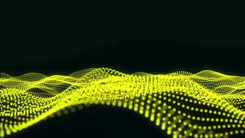 Smooth smoke particle wave, big data Tec... | Stock Video | Pond5