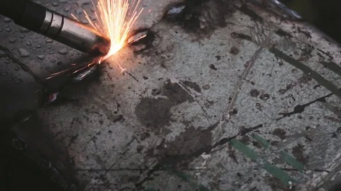 Smooth weld seam from professional weldi... | Stock Video | Pond5