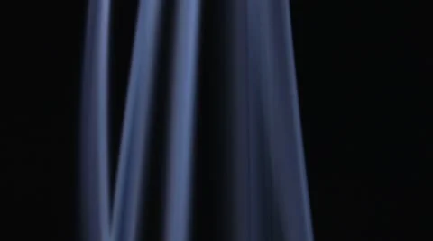 Smooth white smoke line on black backgro... | Stock Video | Pond5