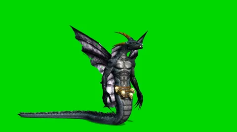 snake dragon mythical creature in motion... | Stock Video | Pond5