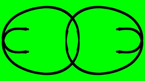 Snake projection screen left right lines... | Stock Video | Pond5