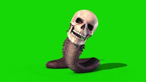 Skull Face Green Screen Stock Videos – Royalty-Free HD & 4K Videos