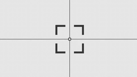 Sniper scope target overlay plain alpha ... | Stock Video | Pond5