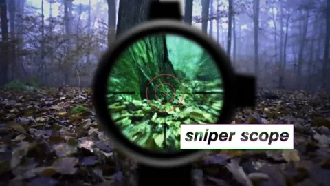 Sniper Scope Target Replacement Title ~ After Effects #229281911