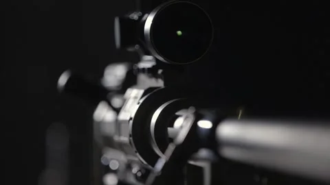 Sniper telescope rifle close up. Sniper ... | Stock Video | Pond5