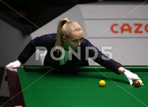 Snooker Cazoo World Championships 2023 Referee Desislava Bozhilova ...