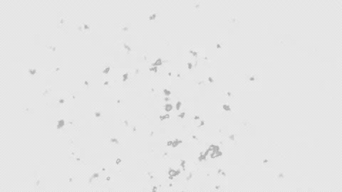 Snow blowing explosion isolated on alpha... | Stock Video | Pond5