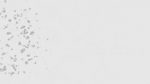 Snow blowing explosion isolated on alpha... | Stock Video | Pond5