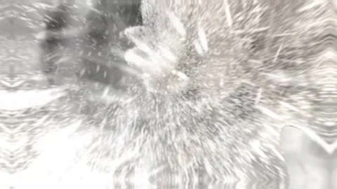 Snow blowing transition reveal on alpha ... | Stock Video | Pond5