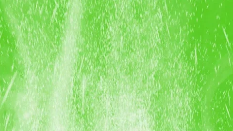 Snow blowing transition reveal on green ... | Stock Video | Pond5