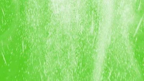 Snow blowing transition reveal on green ... | Stock Video | Pond5