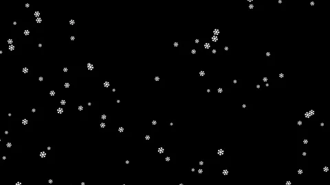 Snow falling 2d seamlessly looping anima... | Stock Video | Pond5