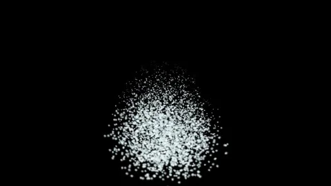 Snow falling and formed as a Ice ball on... | Stock Video | Pond5