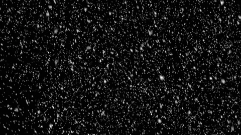 Snow falling on black background | Stock Video | Pond5