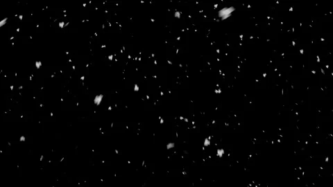 Snow Falling Down Particles overlay | Stock Video | Pond5