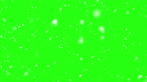 Snow falling on green screen background ... | Stock Video | Pond5